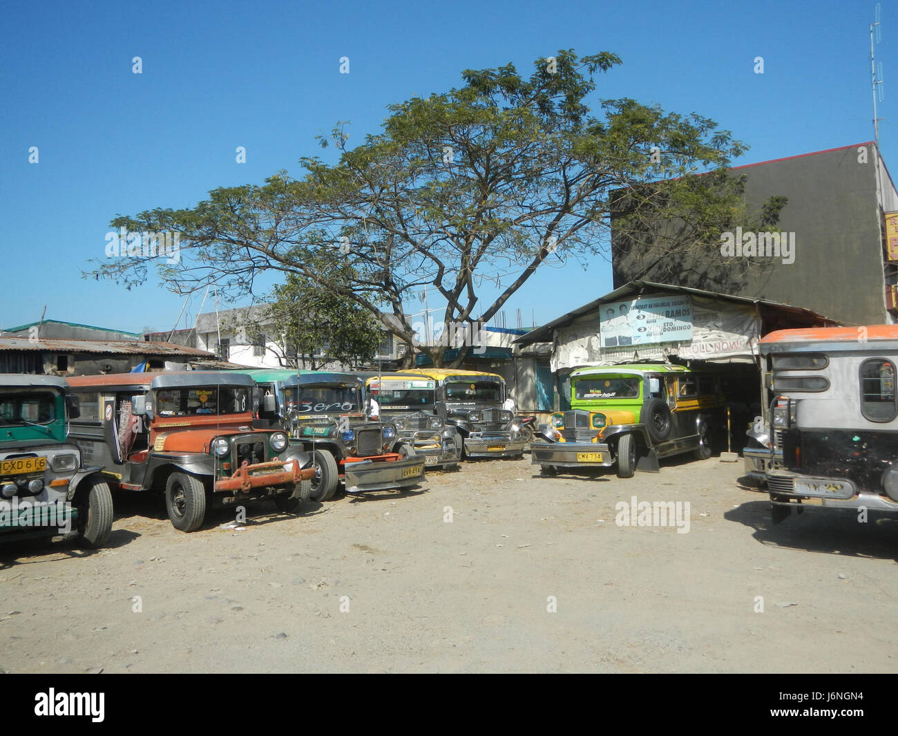 06594 Santa Clara Santa Maria Bulacan Jeep Terminal Road 29 Stock Photo ...