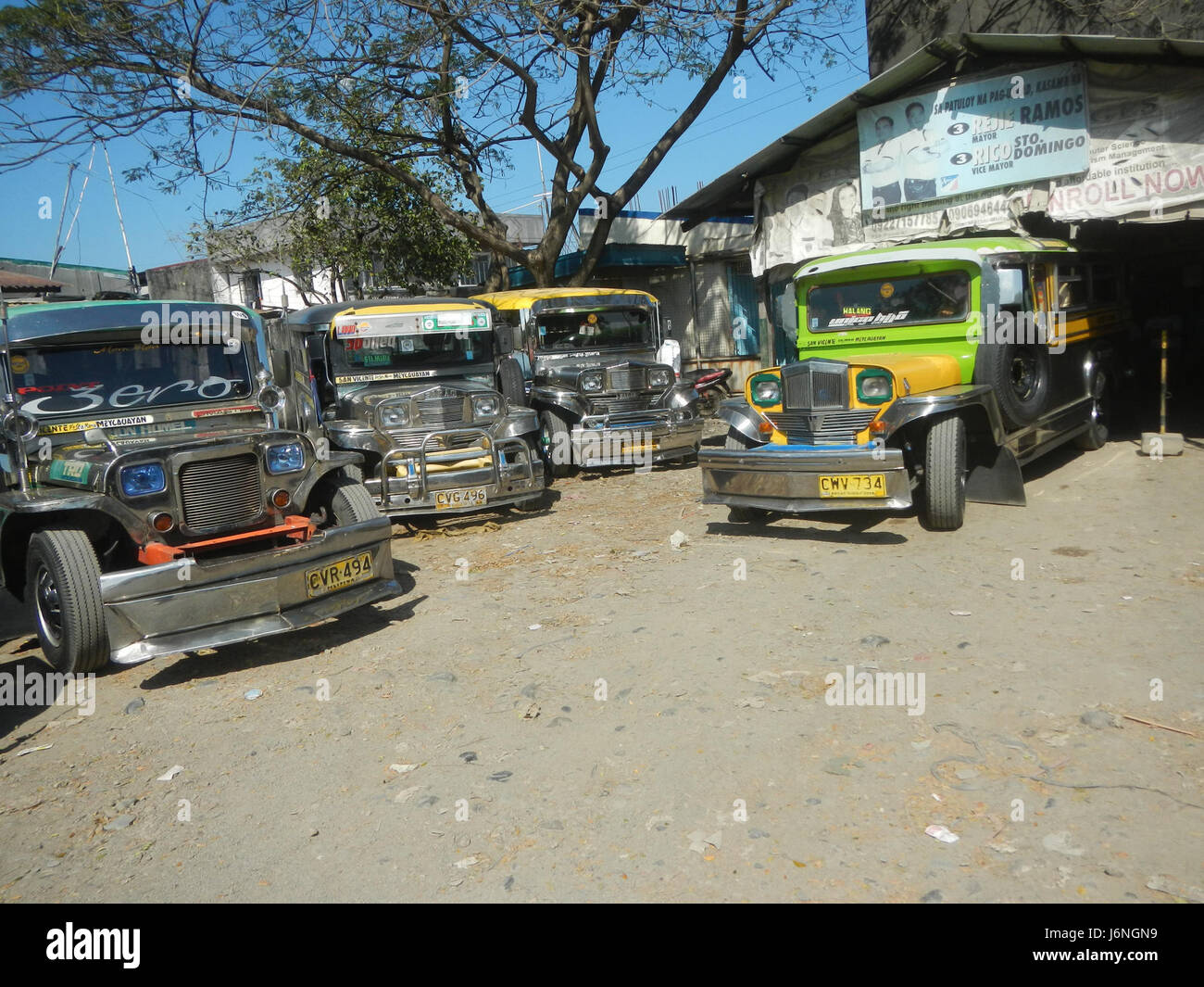 06594 Santa Clara Santa Maria Bulacan Jeep Terminal Road 33 Stock Photo ...