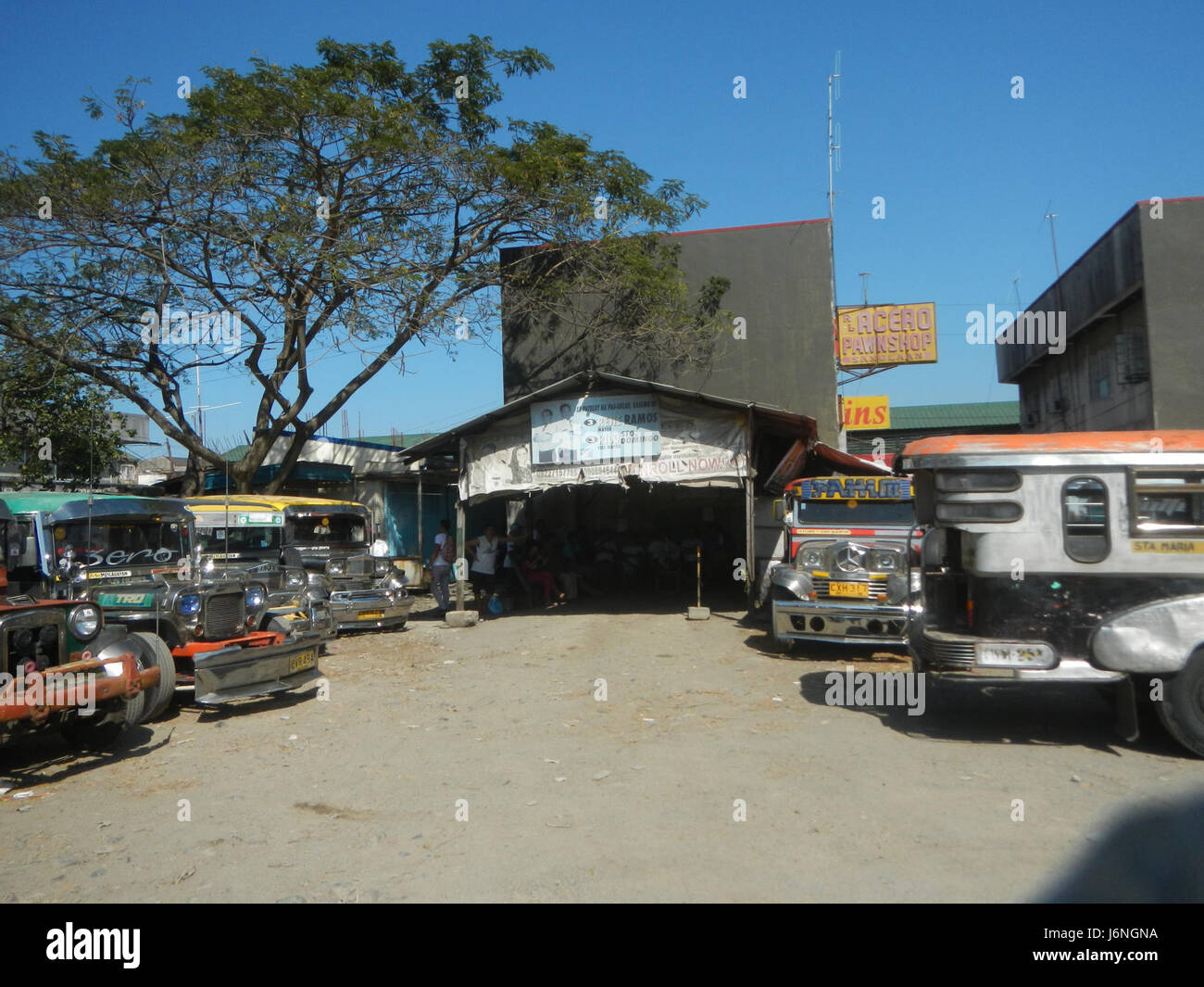 06594 Santa Clara Santa Maria Bulacan Jeep Terminal Road 34 Stock Photo ...