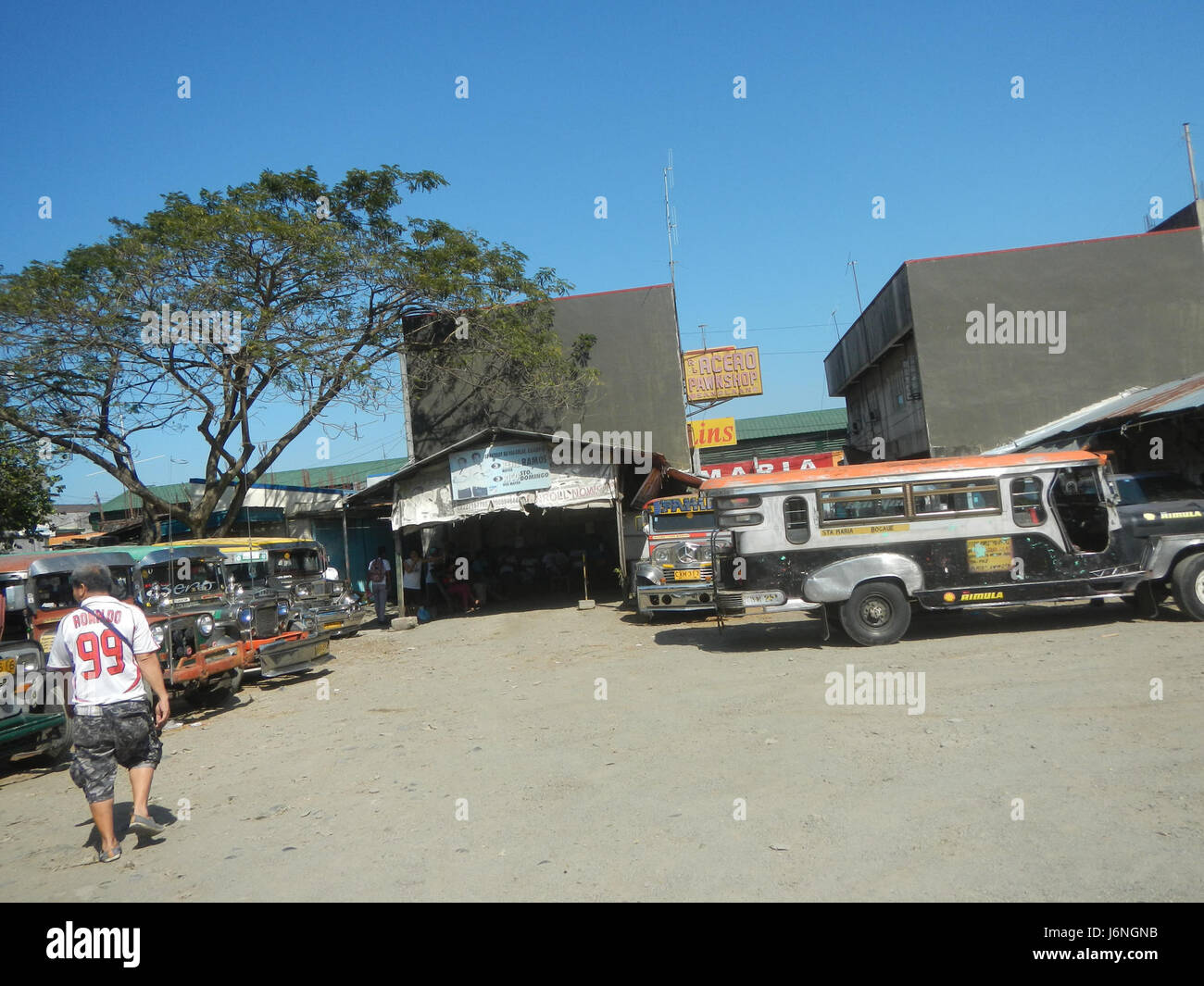 06594 Santa Clara Santa Maria Bulacan Jeep Terminal Road 35 Stock Photo ...