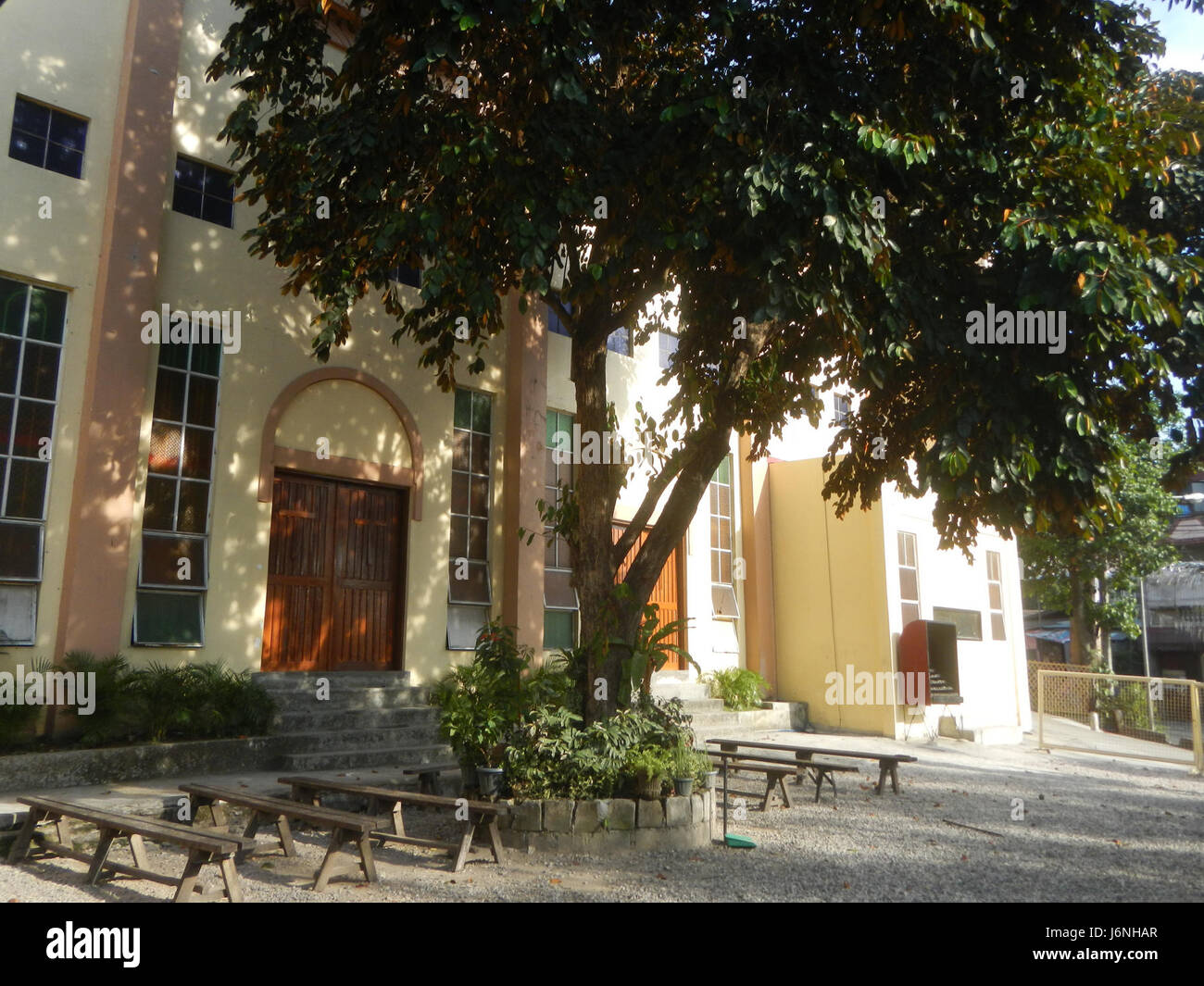 The San Isidro Labrador Church and Muzon Grotto, located in San Jose ...