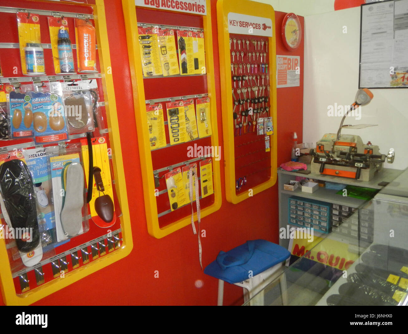 Mr. Quickie at SM City Baliuag, Philippines, is a popular shoe repair ...