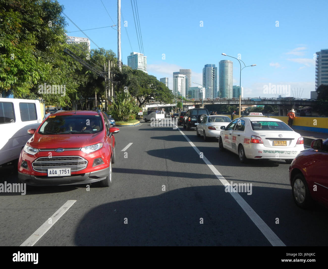 The bridge linking Makati and Mandaluyong City at Coronado Street is an ...