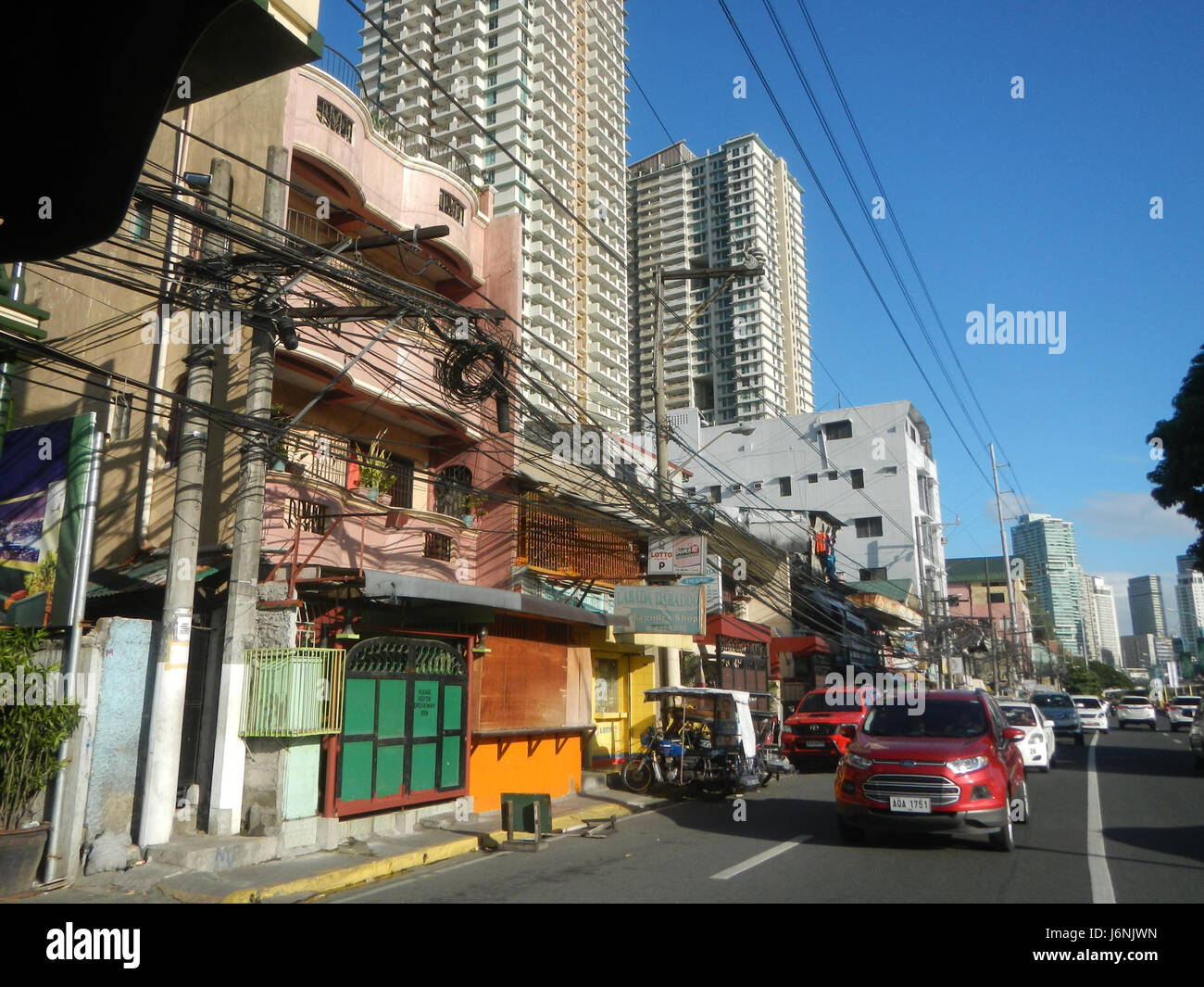 This image depicts the bridge connecting Makati and Mandaluyong cities ...