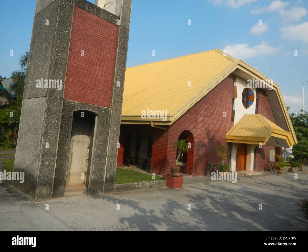 A photograph of Saint Paul Chapel, located in Sindalan, City of San ...