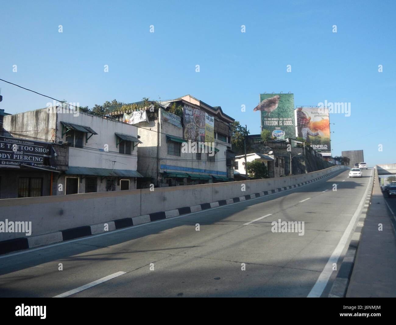 The Circumferential Road 5 and Kalayaan Avenue interchange bridge ...