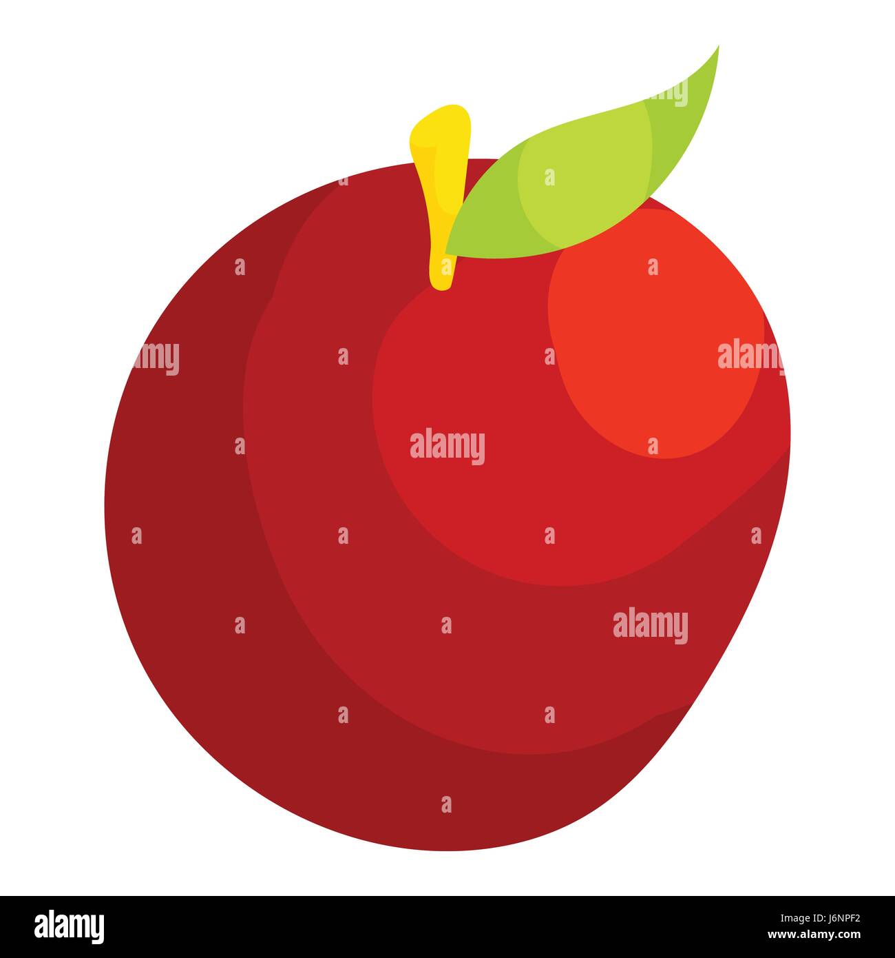 Apple icon, cartoon style Stock Vector Image & Art - Alamy