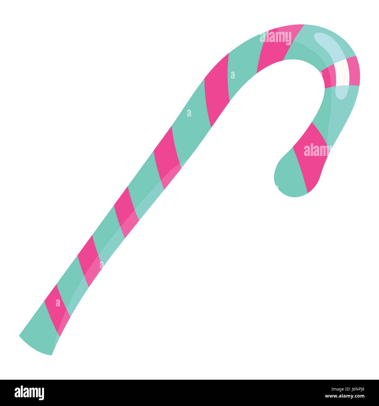 Candy cane icon, cartoon style Stock Vector Image & Art - Alamy
