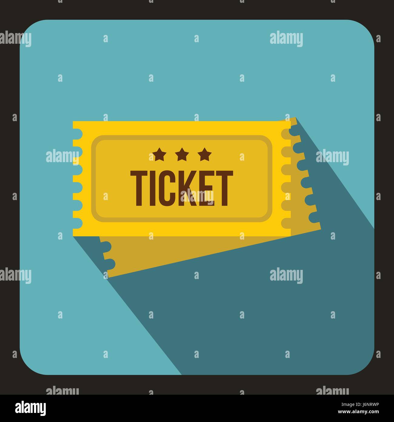Circus show tickets icon, flat style Stock Vector Image & Art - Alamy