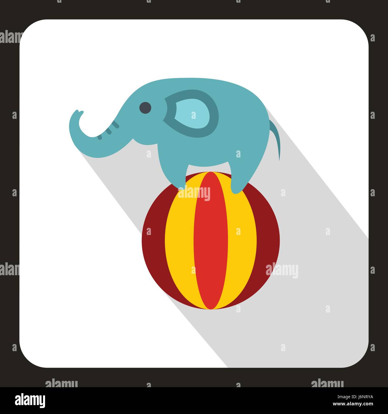 Elephant balancing ball hi-res stock photography and images - Alamy