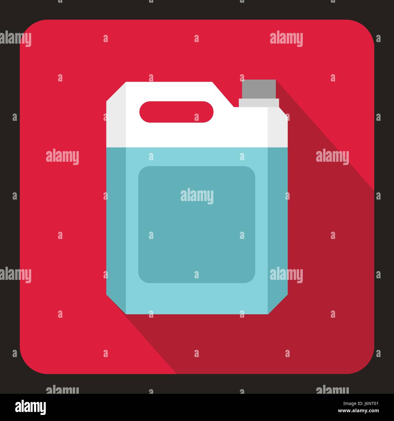 Plastic jerry can icon, flat style Stock Vector Image & Art - Alamy
