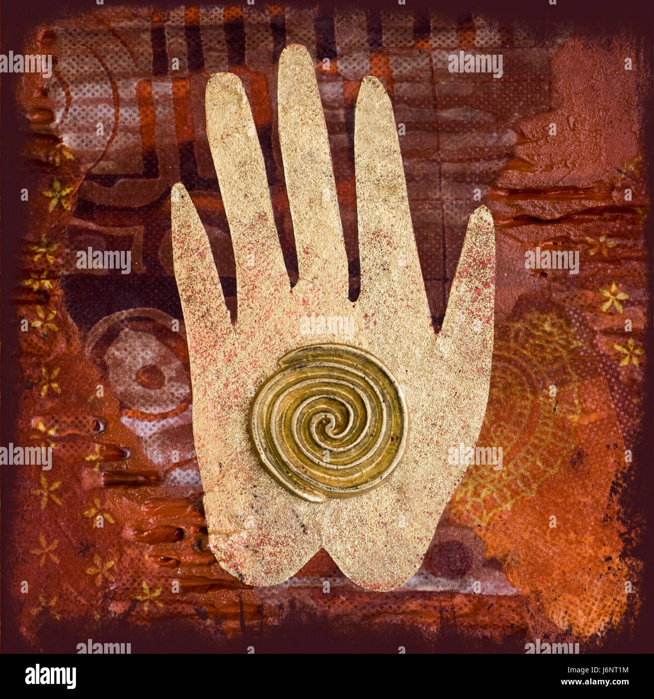 collage with hand Stock Photo - Alamy