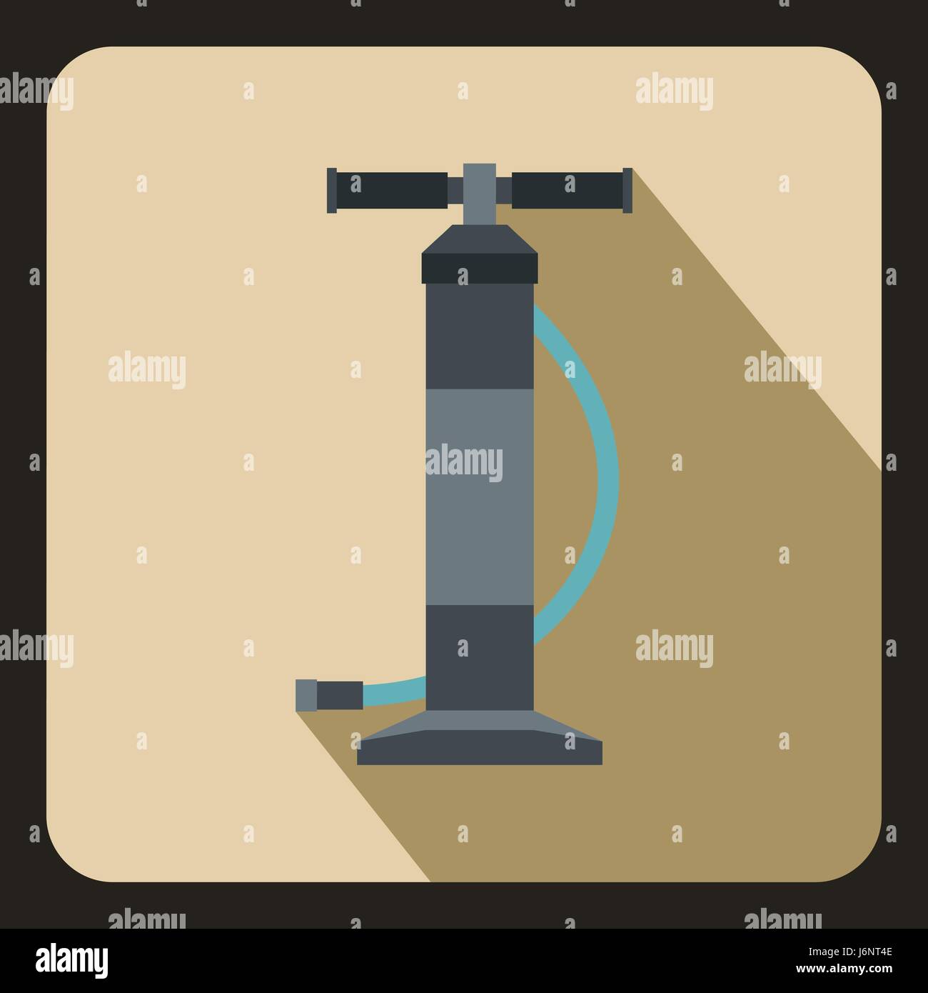 Inflating the tyre Stock Vector Images - Alamy