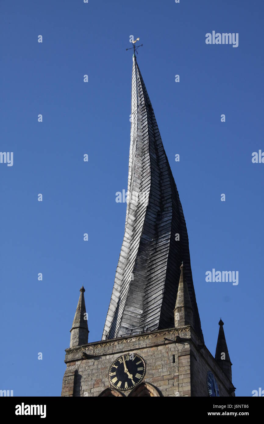 Crooked Spire, Chesterfield Stock Photo - Alamy
