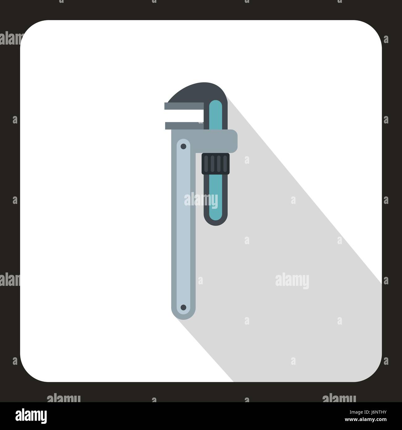 Pipe or monkey wrench icon, flat style Stock Vector Image & Art - Alamy