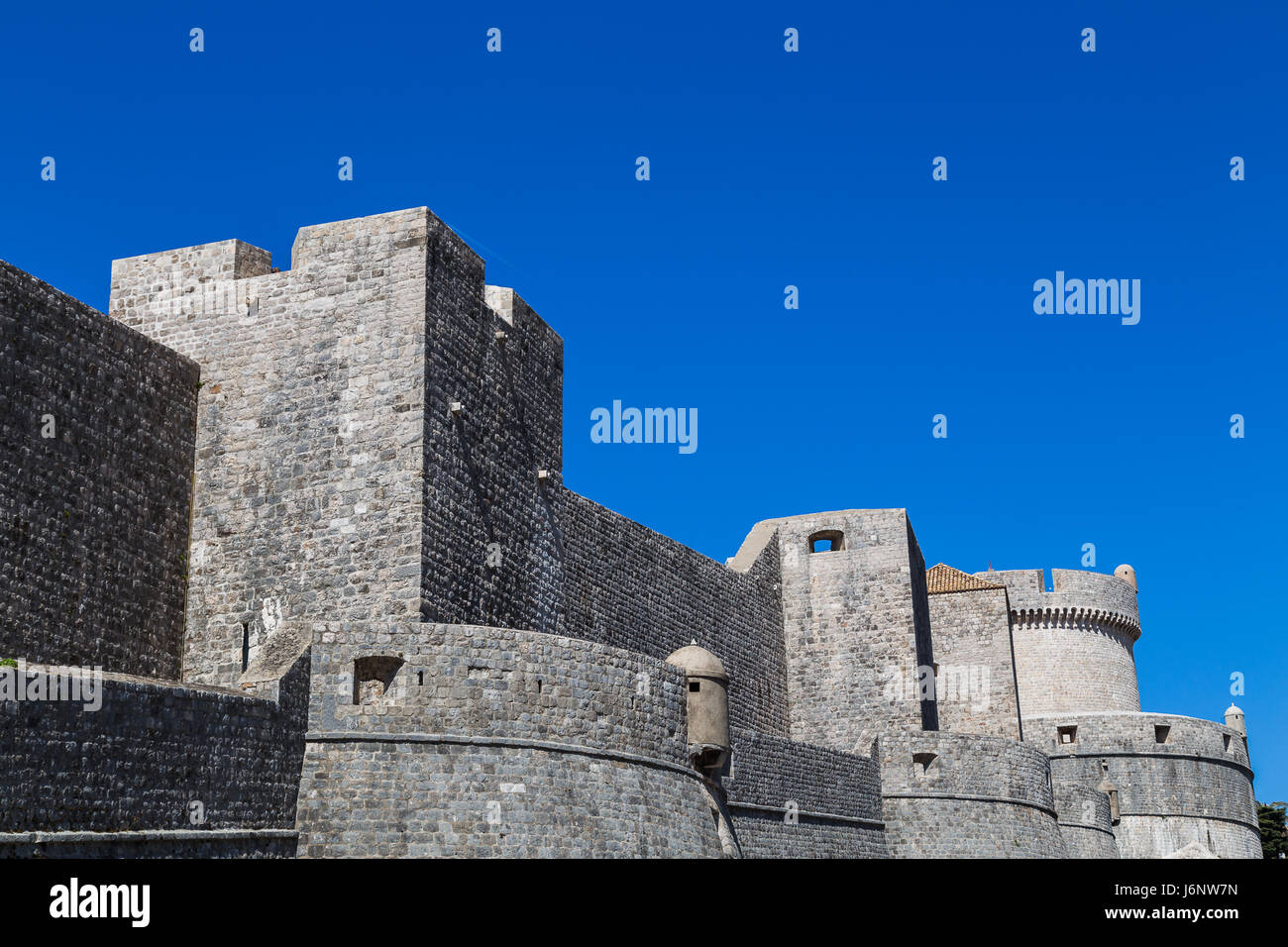 The Northern side of the ancient city walls which have defended the old ...
