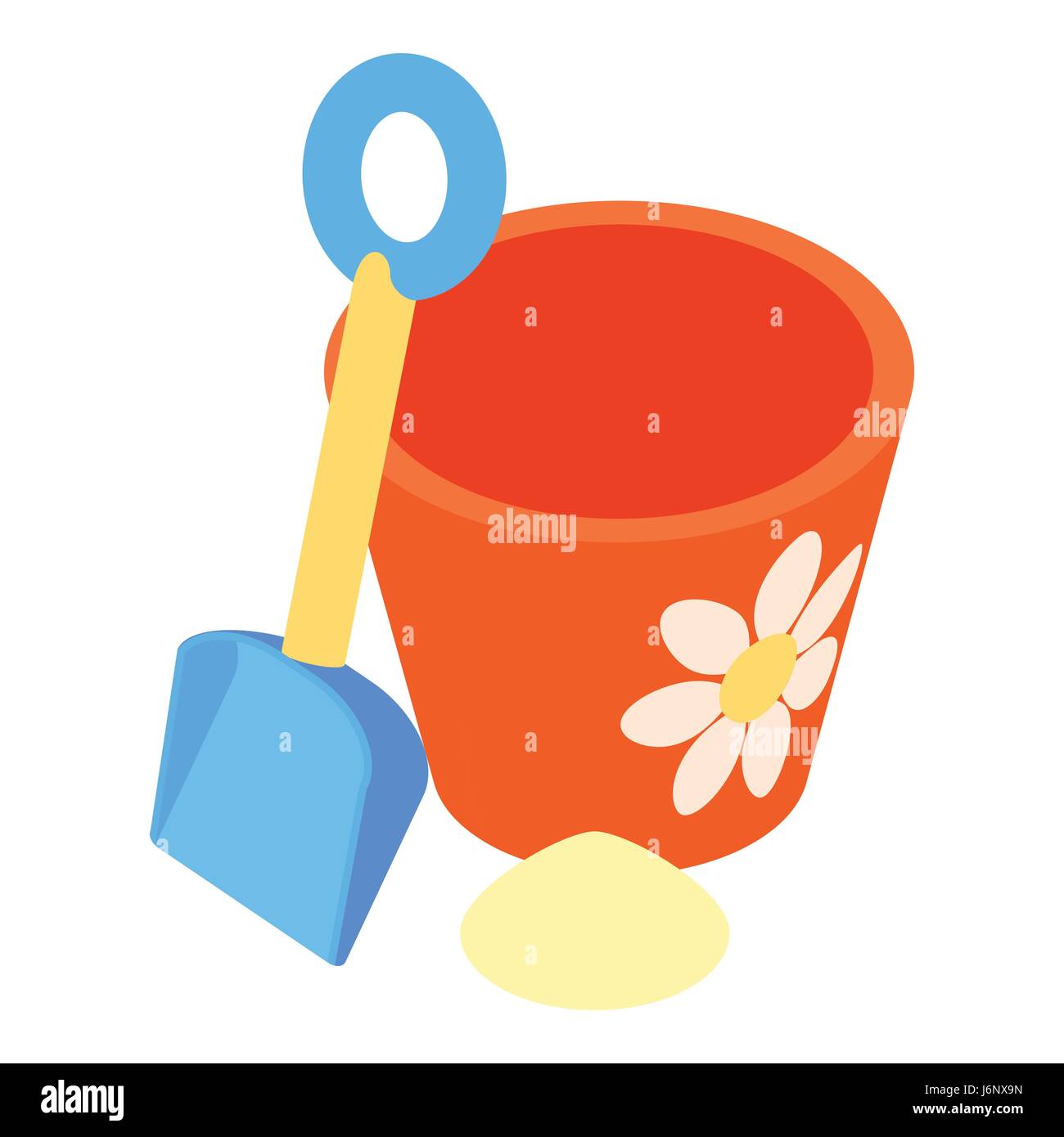 Bucket and pail shovel icon, cartoon style Stock Vector Image & Art - Alamy