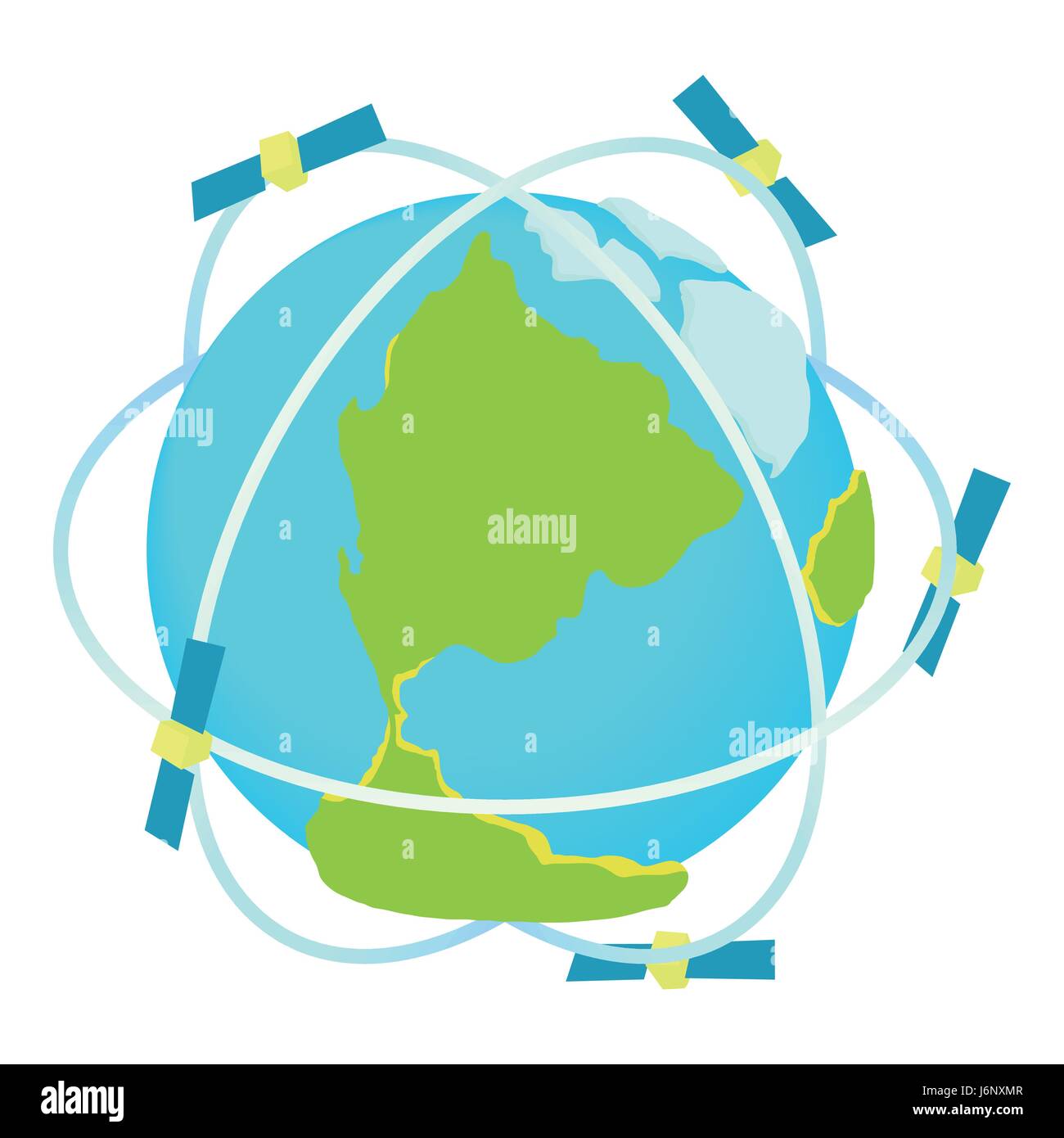Satellite communications around world icon Stock Vector Image & Art - Alamy