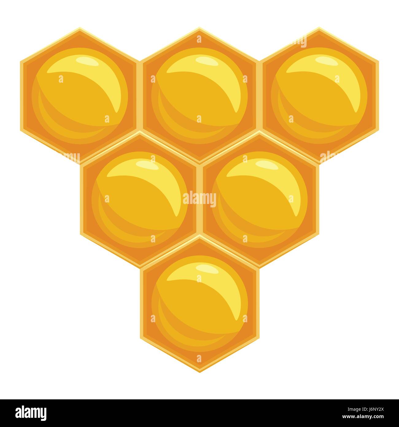 Honeycomb icon, cartoon style Stock Vector Image & Art - Alamy