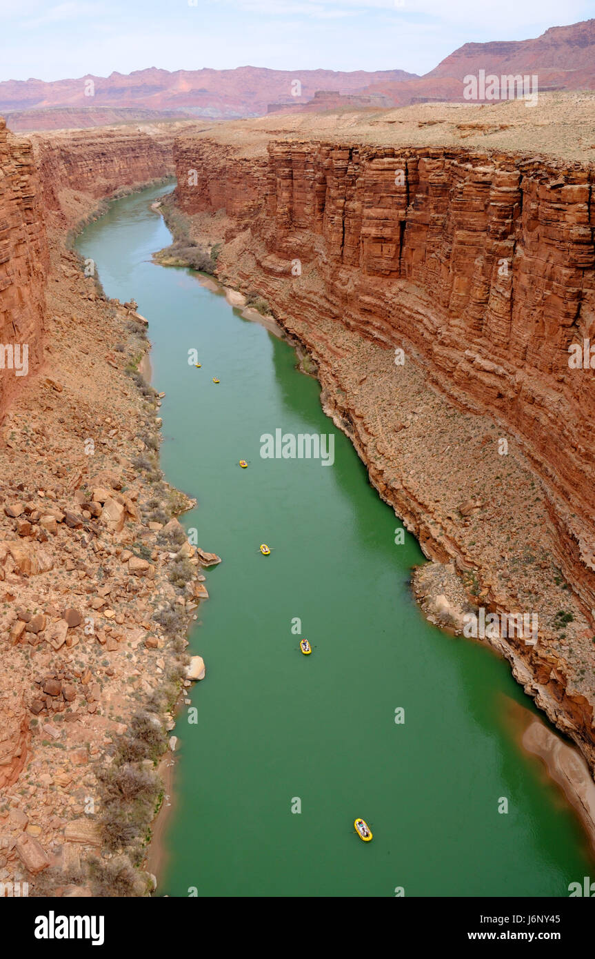 desert wasteland marble arizona Canyon grand magnific river water ...