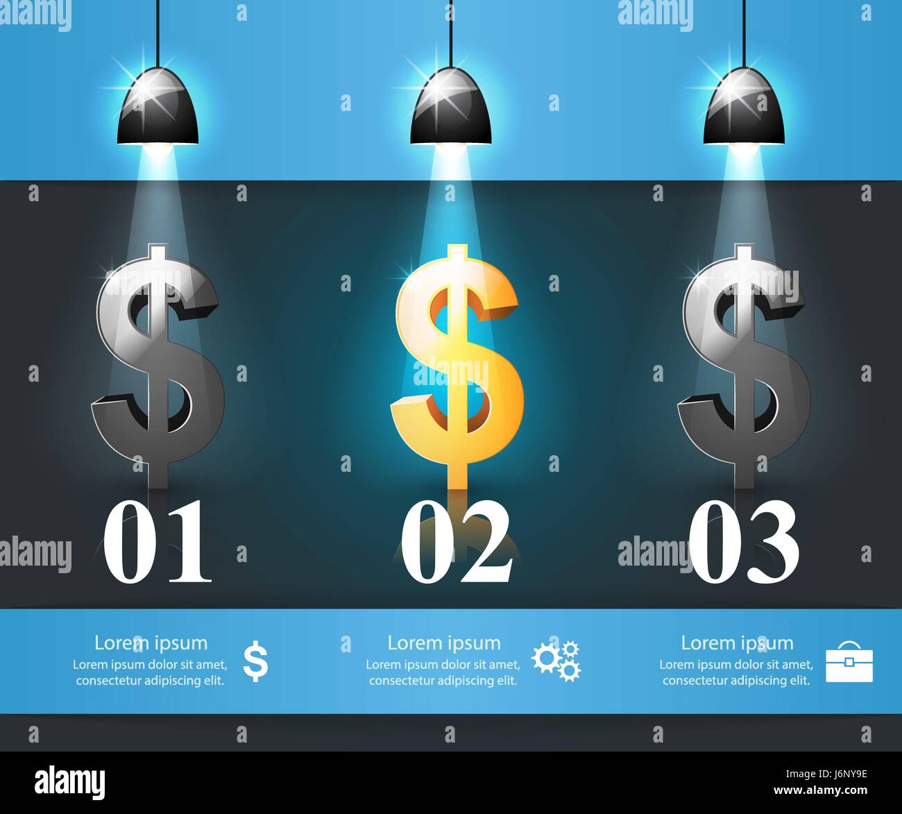 Business Infographics. Dollar, Money icon Stock Vector Image & Art - Alamy