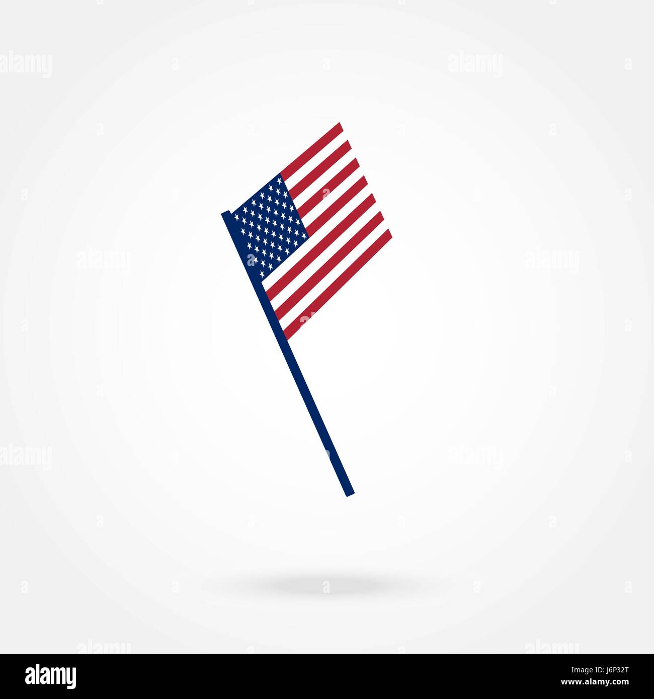 American Flag Vector illustration Stock Vector Image & Art - Alamy