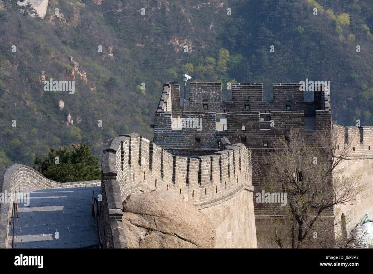 culture mountains asia wall beijing border guard china old culture ...