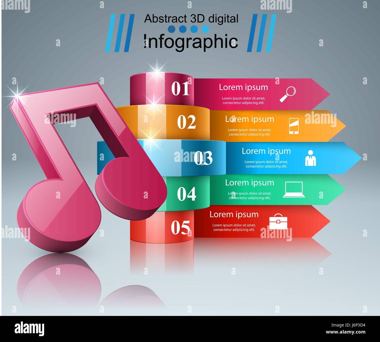 Music education Infographic. Note icon Stock Vector Image & Art - Alamy