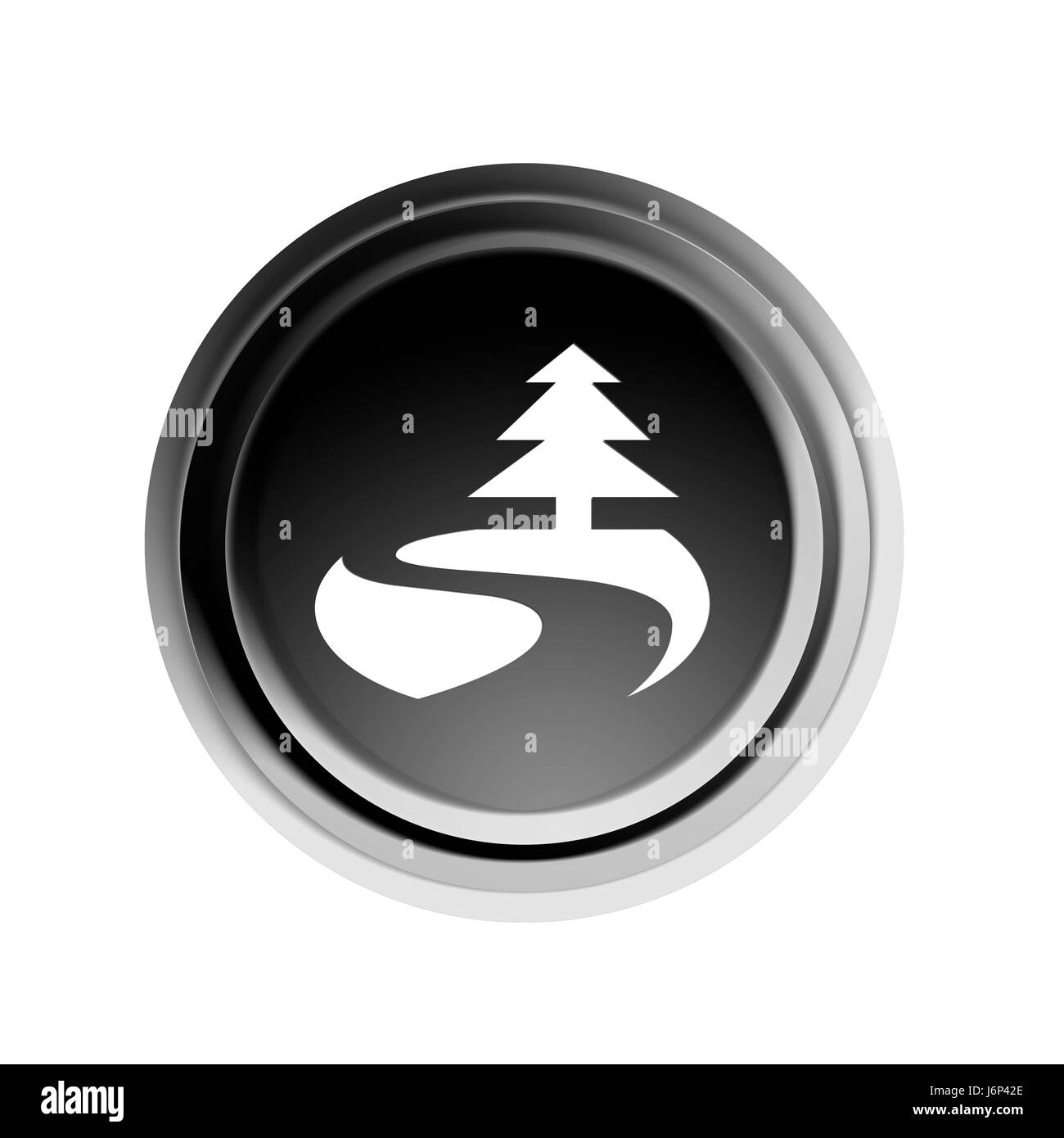 Button tree Black and White Stock Photos & Images - Alamy