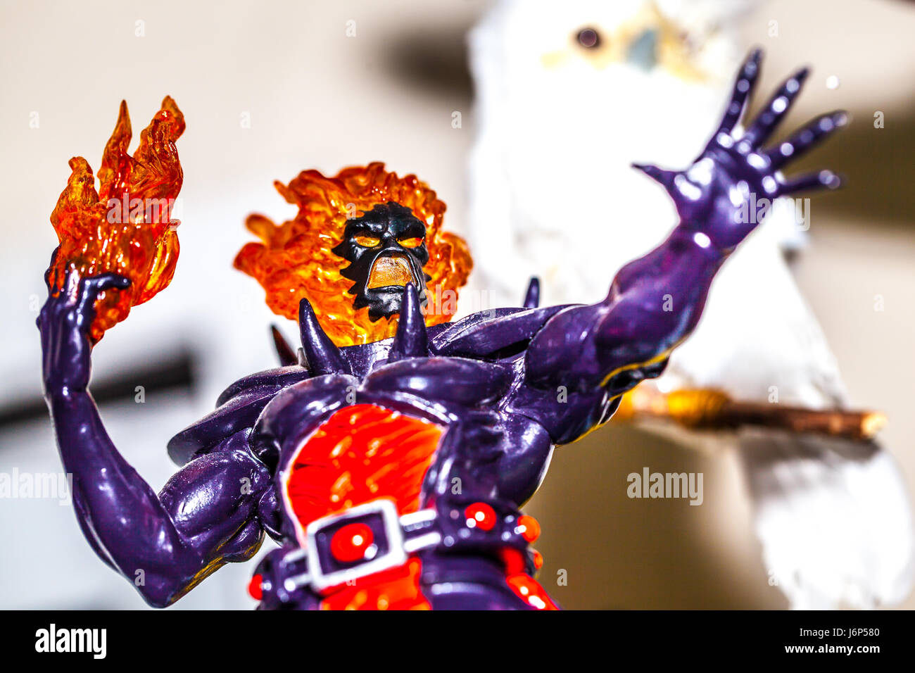 Marvel hero replica figure Stock Photo - Alamy
