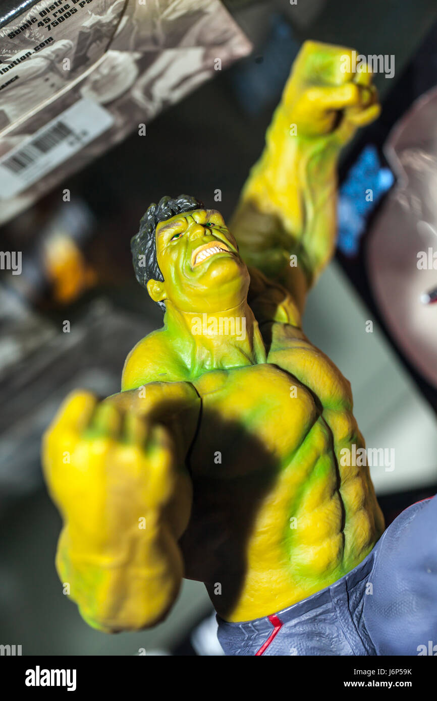 Marvel hero replica figure Stock Photo - Alamy