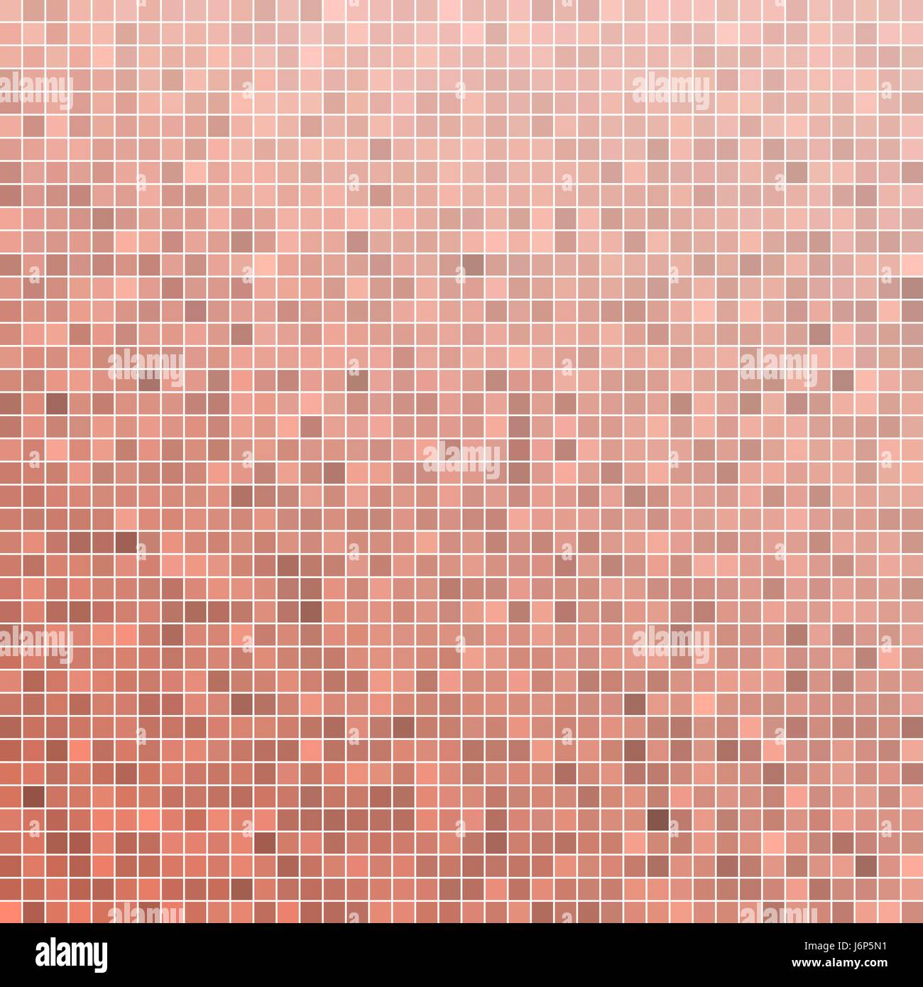abstract vector square pixel mosaic background - pale red Stock Vector ...