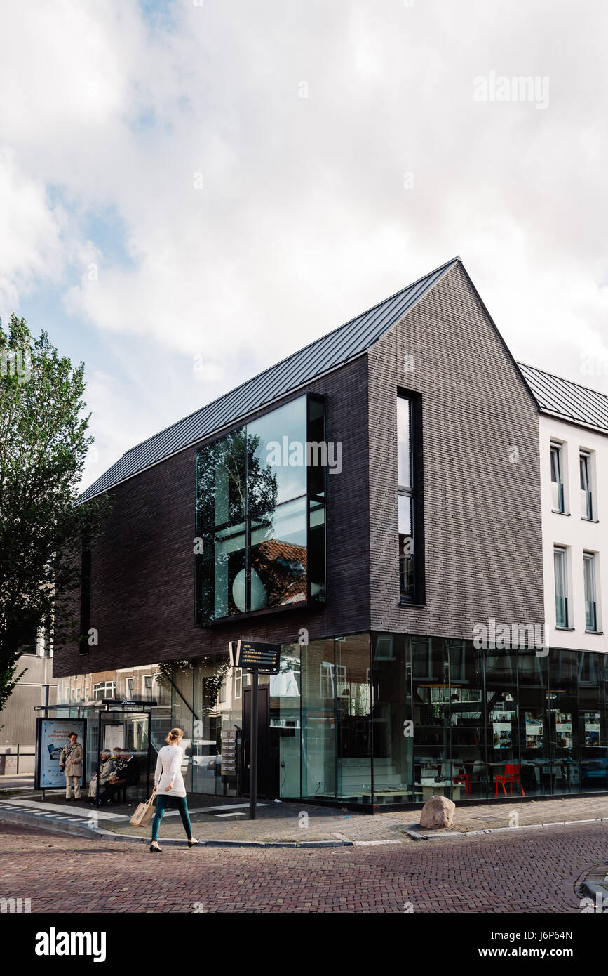 Utrecht, Netherlands - August 4, 2016: Modern architecture building in ...