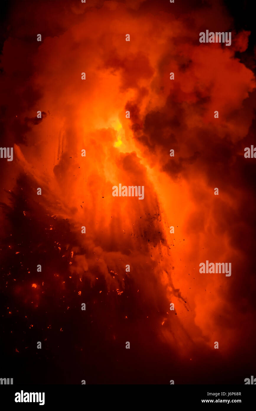 A lava flow on the big Island of Hawaii known as the fire hose spews ...