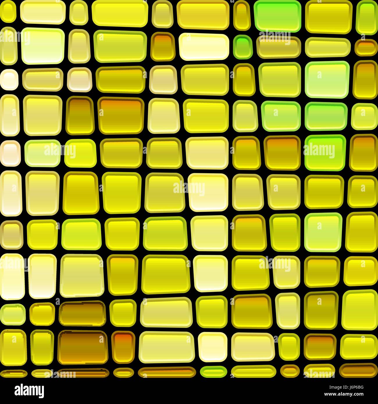 abstract vector stained-glass mosaic background - light yellow Stock ...