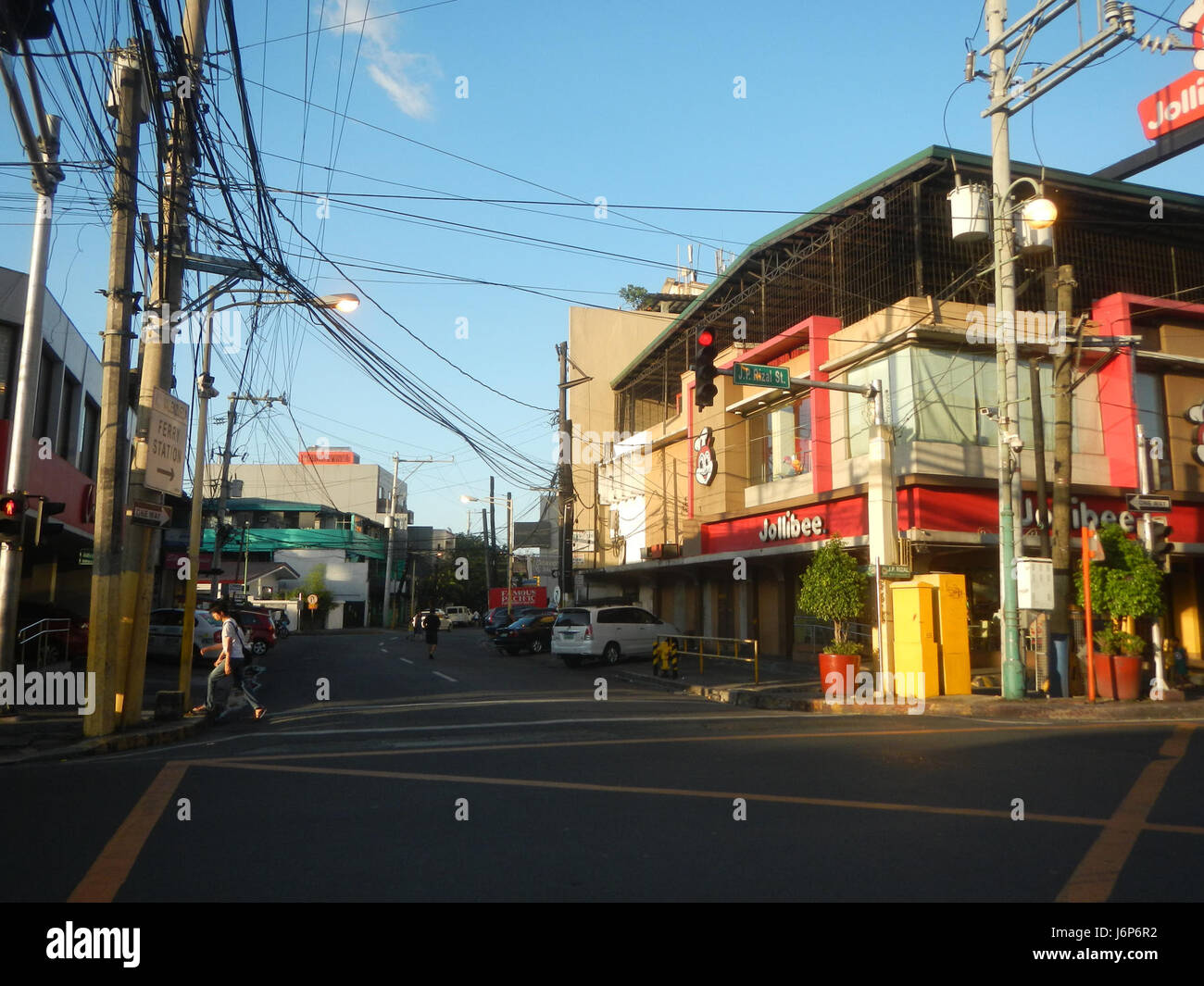 The area surrounding J.P. Rizal Street in Valenzuela, Makati, is a ...