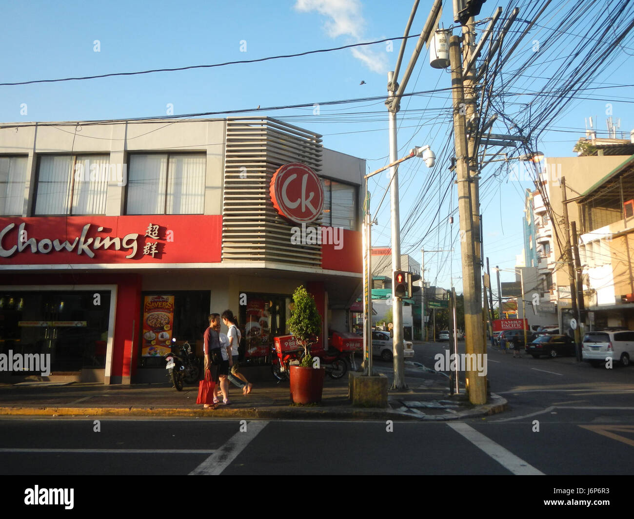 This image likely represents a view of J.P. Rizal Street, Olympia ...