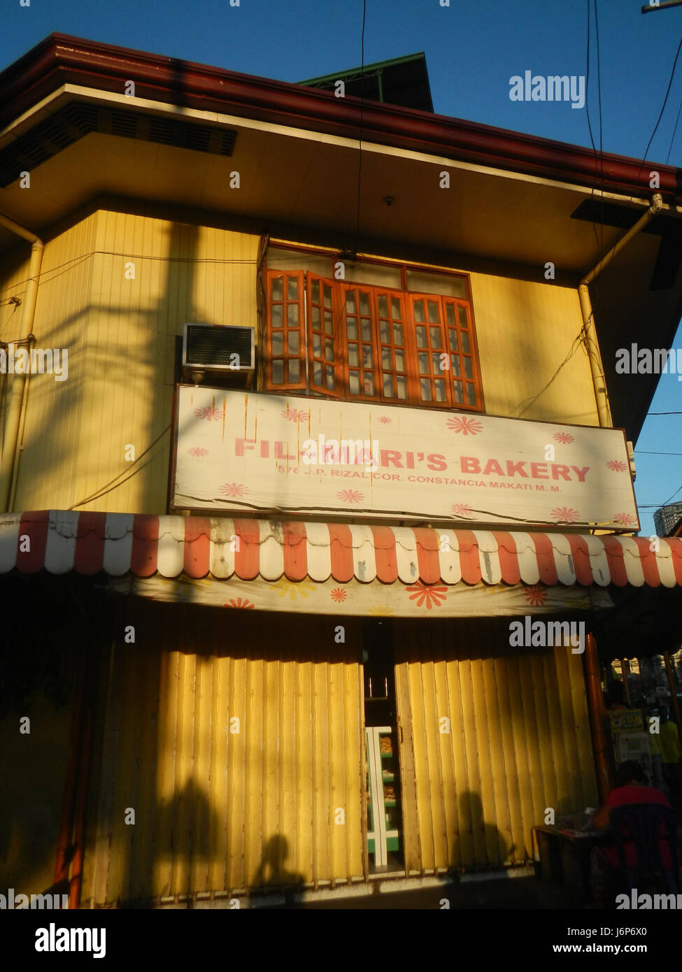 The historical street view of JfJ. P. Rizal Street in Olympia Poblacion ...