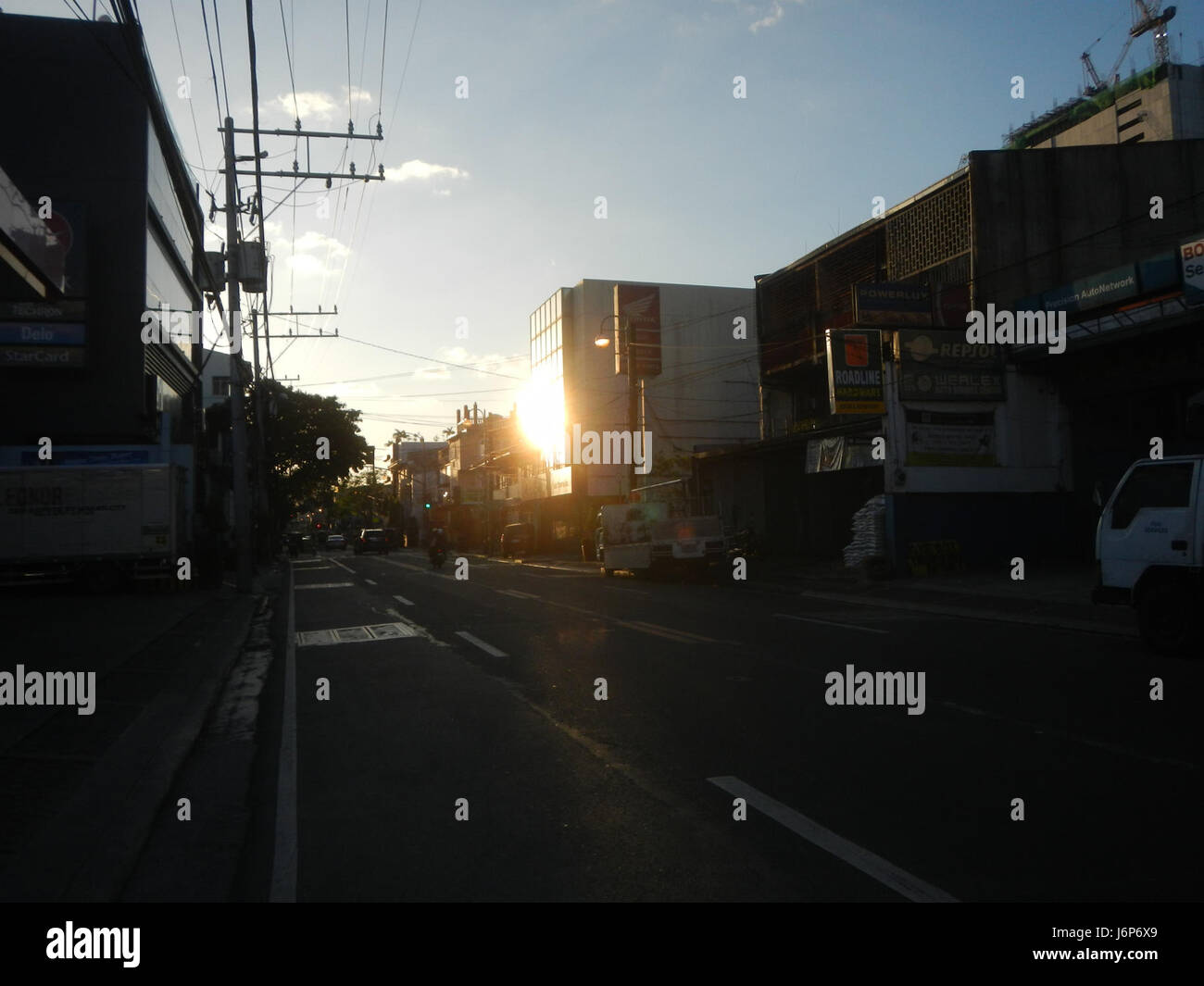 This image depicts J.P. Rizal Street in the Poblacion area of ...