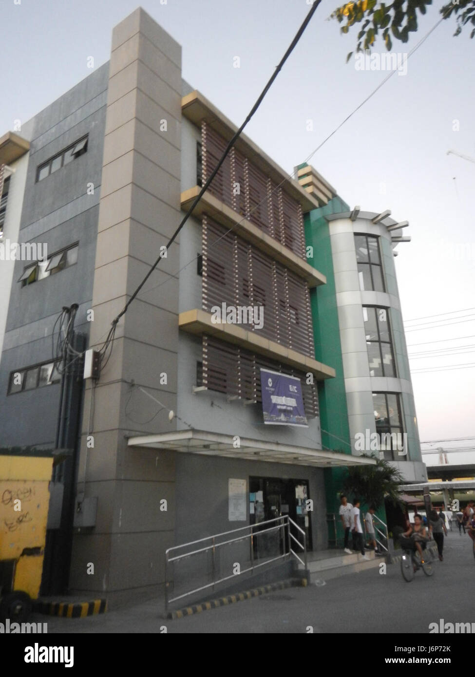 This photograph shows J.P. Rizal Street, a key street in the ...