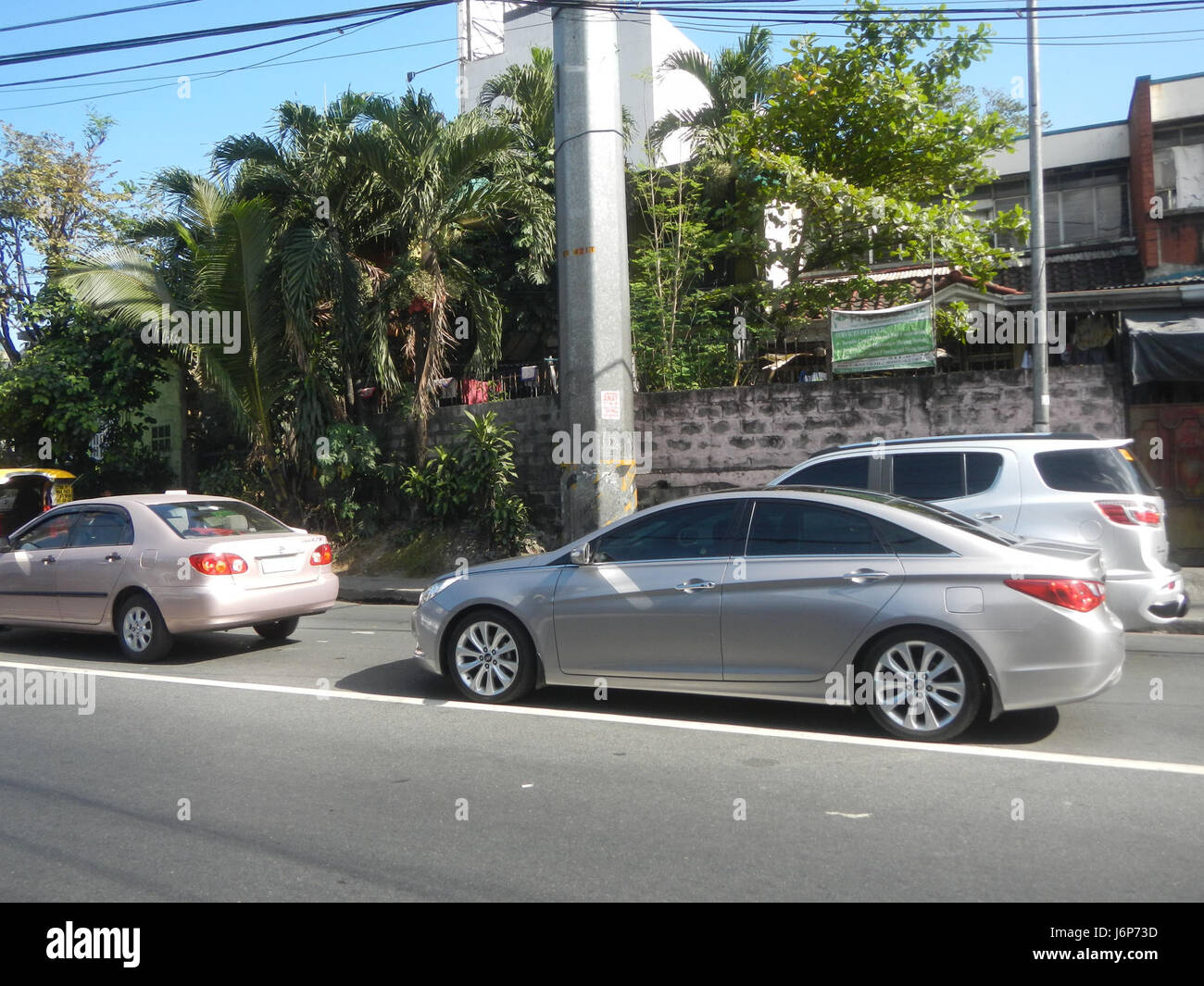 This is an image capturing J.P. Rizal Avenue, a prominent street in ...