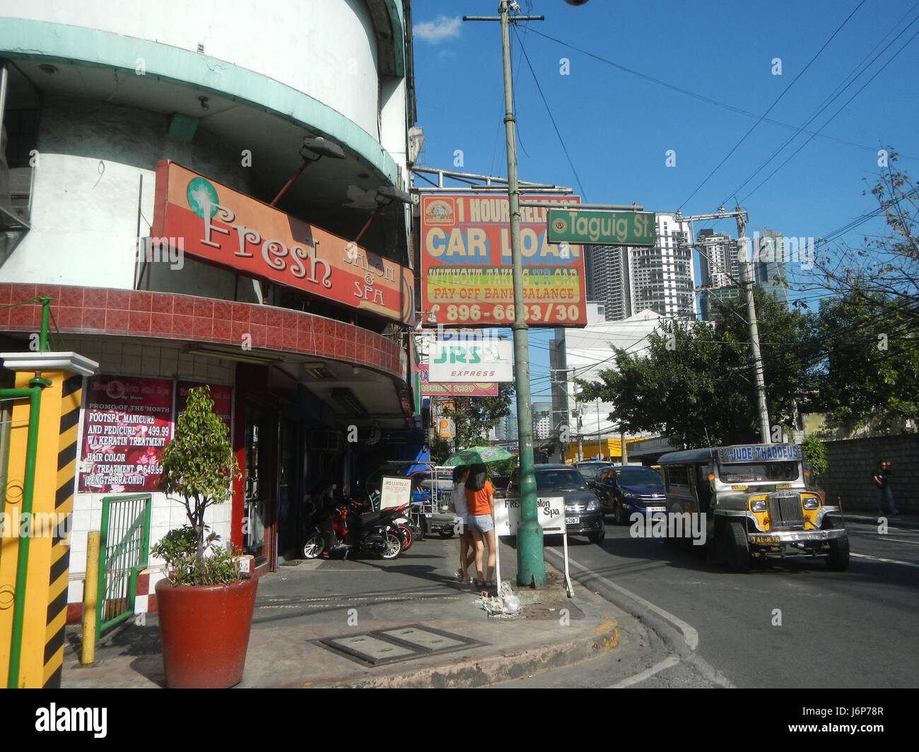 An address detailing locations in the Philippines: J.P. Rizal Avenue in ...