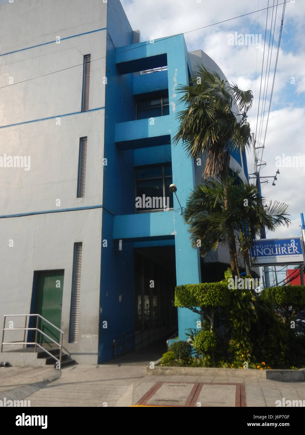 The image captures the barangays of Tejeros, La Paz, and Santa Cruz in ...