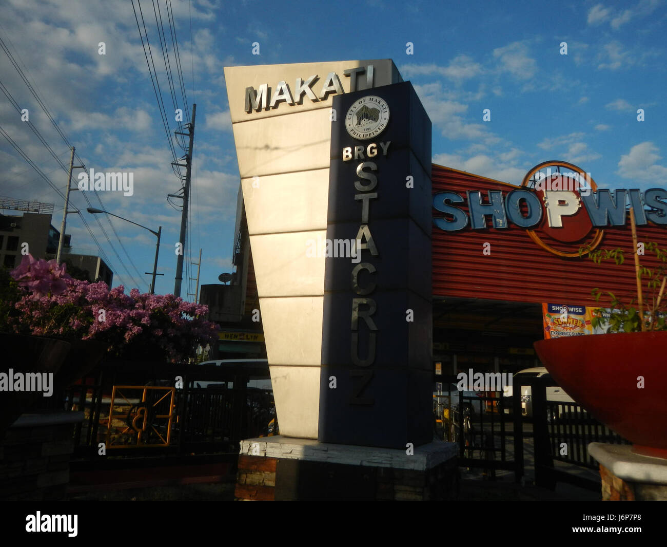 This map reference outlines key urban areas in Makati City, including ...