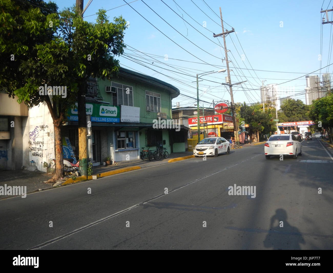 This image shows a section of South Avenue in Barangay Santa Cruz ...
