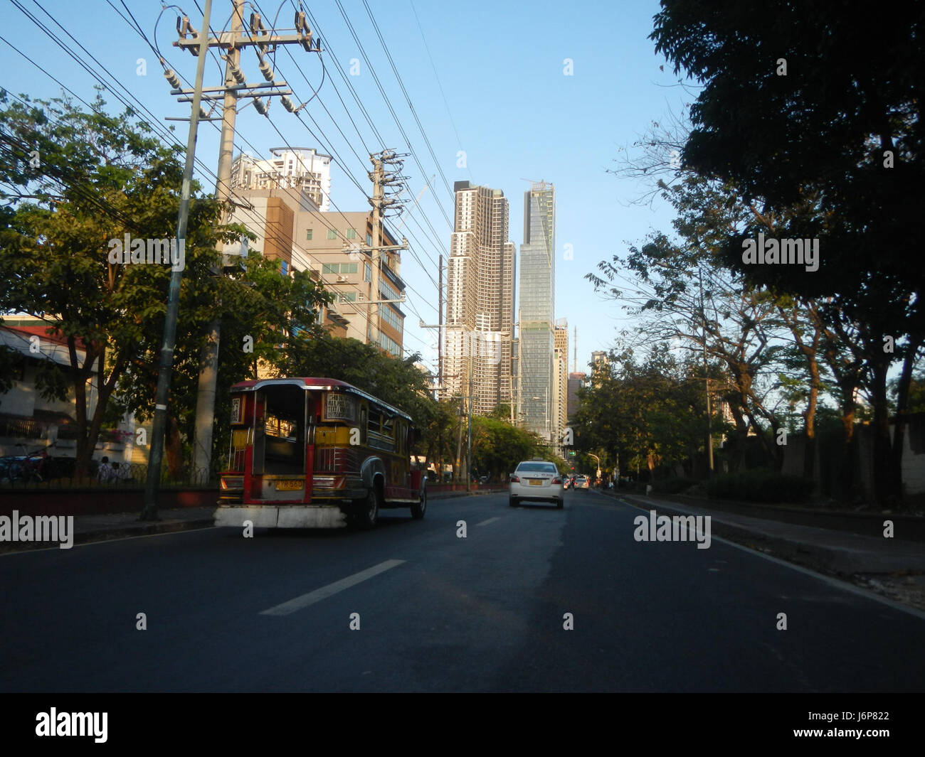 This location in Makati City, Philippines, is part of a densely ...