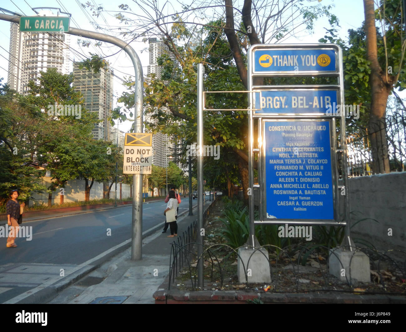 This image depicts key streets in Makati City, specifically Makati ...