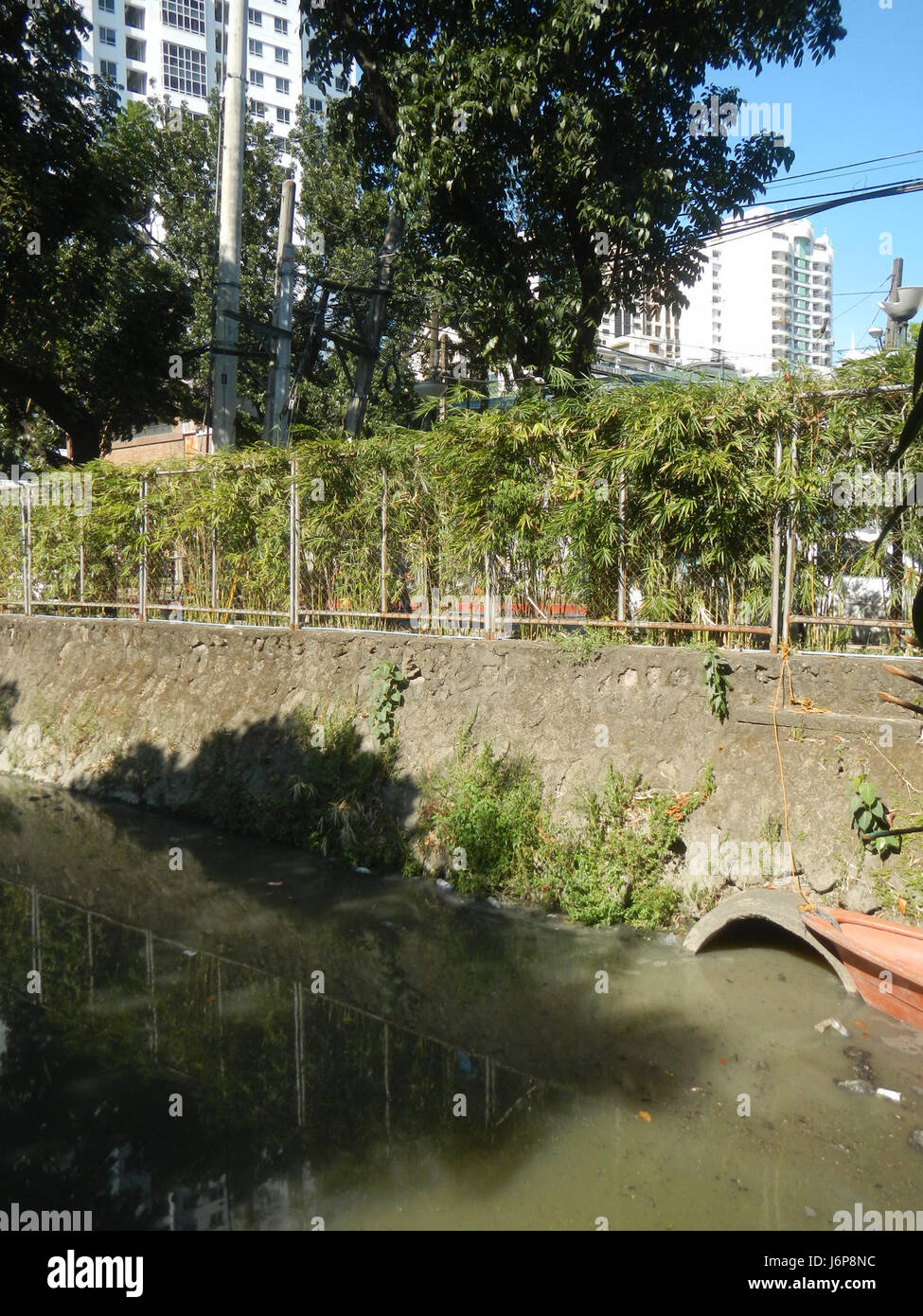 This photo shows the Amorsolo Street Creek Bridge near San Lorenzo ...