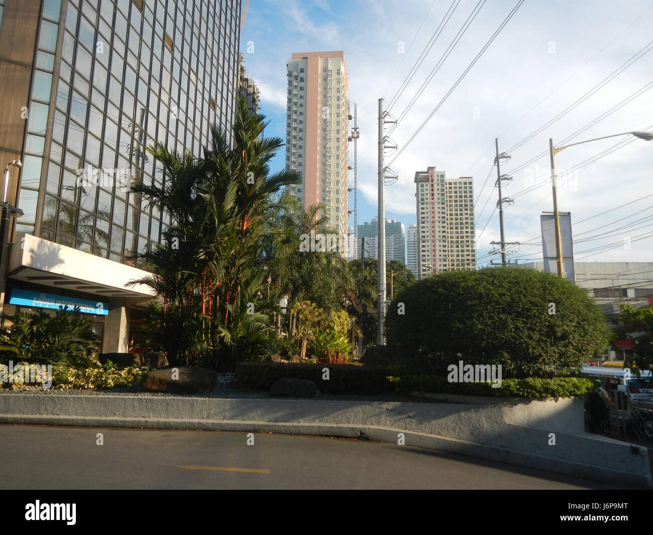 This image depicts buildings along Chino Roces Avenue in the Pio del ...