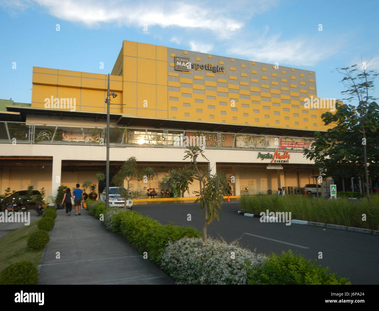 The image shows the exterior view of the Circuit Lane in Ayala Malls ...